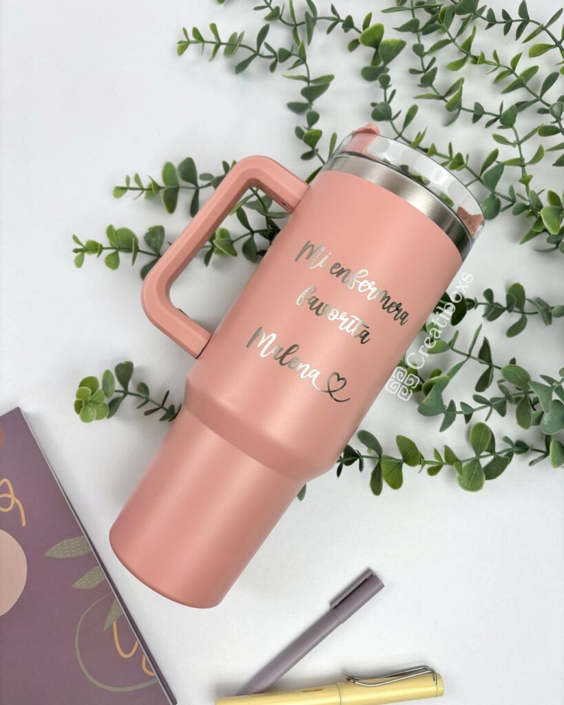 Termo personalizado jumbo con agarradera 1200ml 40oz | Creatiboxs