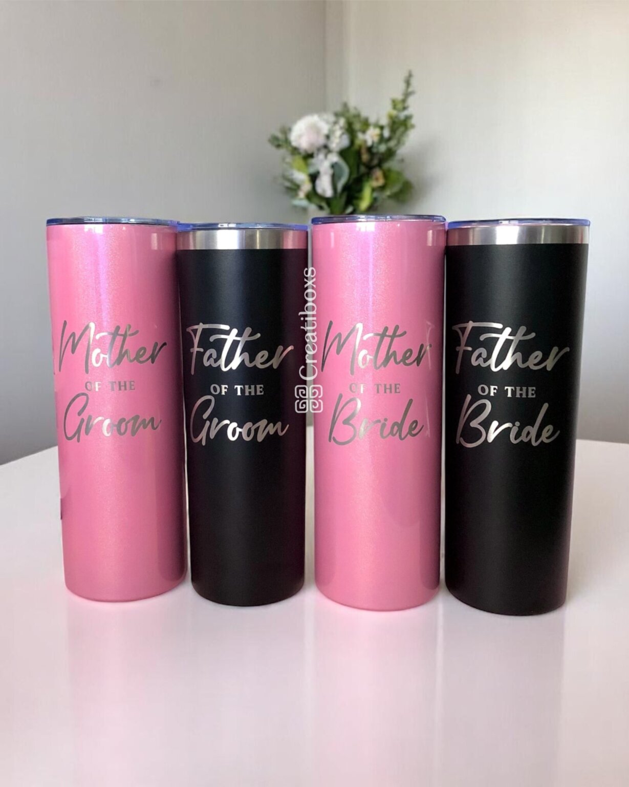 Termos Personalizados para Bodas en México | Creatiboxs
